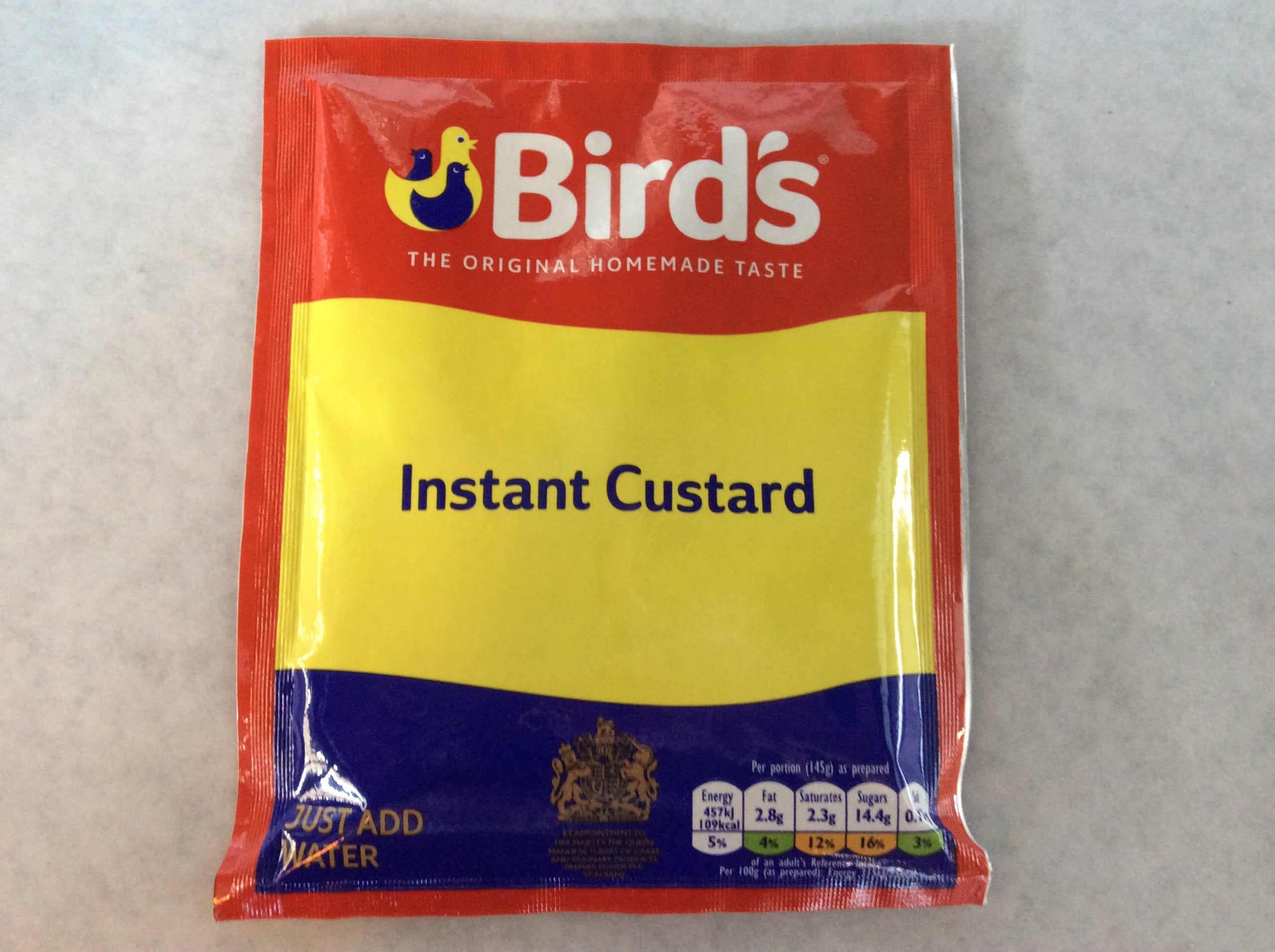 Birds Instant Custard Pouch | Little Taste of Britain